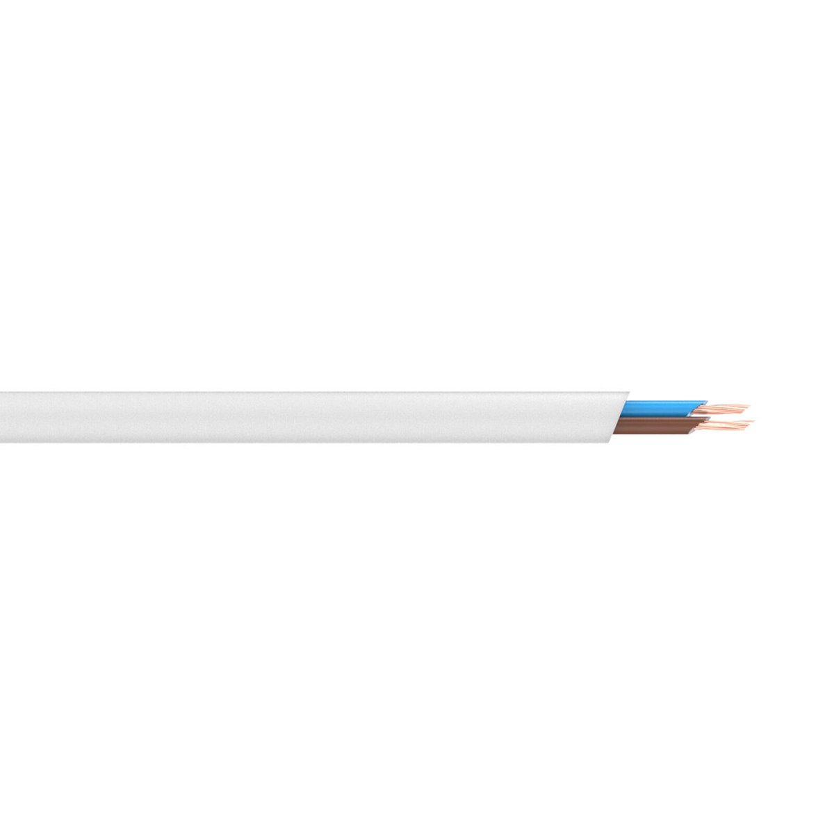 Deta 2 Core Cable - 5m 0.75mm - White - Flexible for Lighting & Tools ...