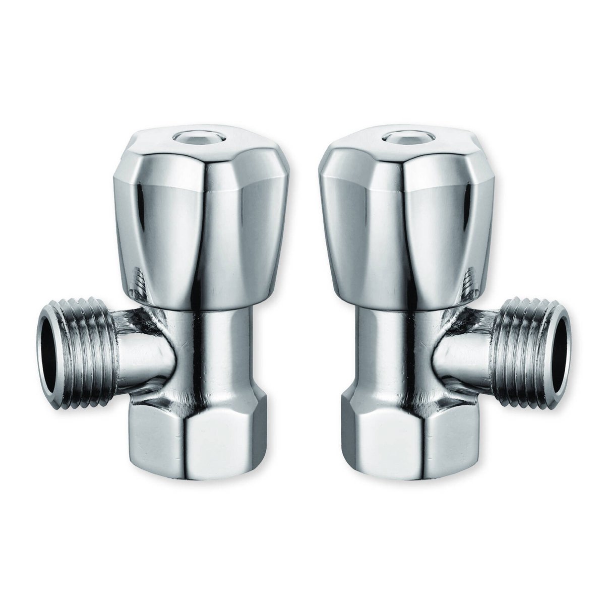 Kinetic Mini Cistern Cock 15mm Chrome 2 Pack - Lead-Free Brass - Quick ...