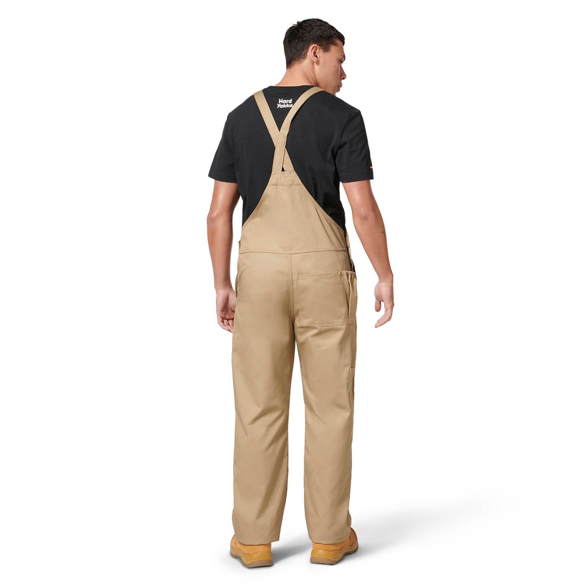 Hard Yakka Bib Brace Overalls Size 112 - Khaki - Durable Cotton Drill ...