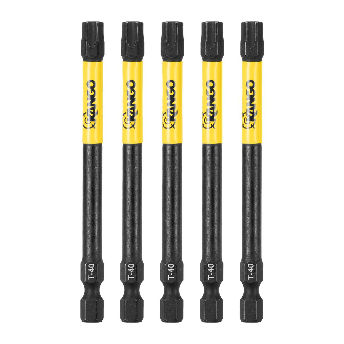 Kango 89mm TX40 HYPERTORQUE Impact Driver Bit 5 Pack - High Torque - D ...