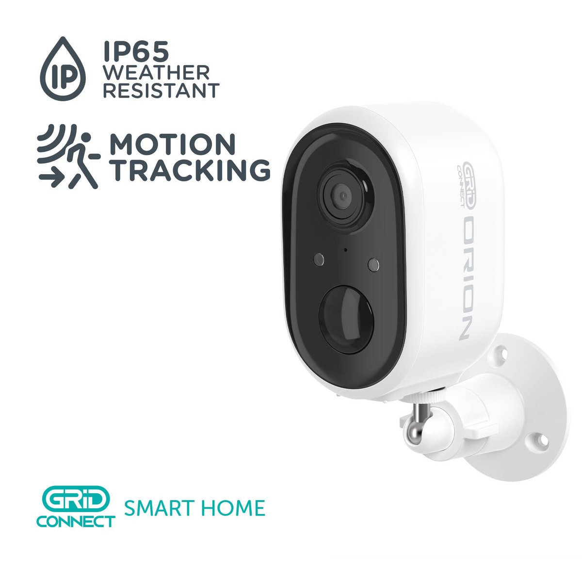 Orion Grid Connect Smart Wireless Rechargeable 3MP Security Camera - 2 ...