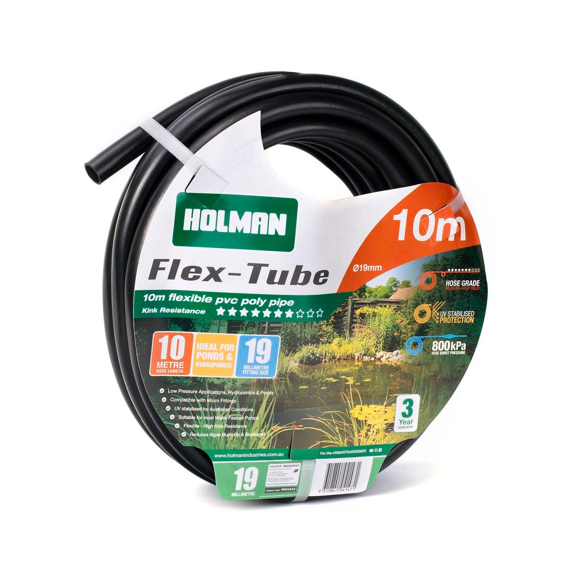 Holman 19mm Flex Tube 10m PVC Reduces Algae Build-Up Black – Auzzi Store