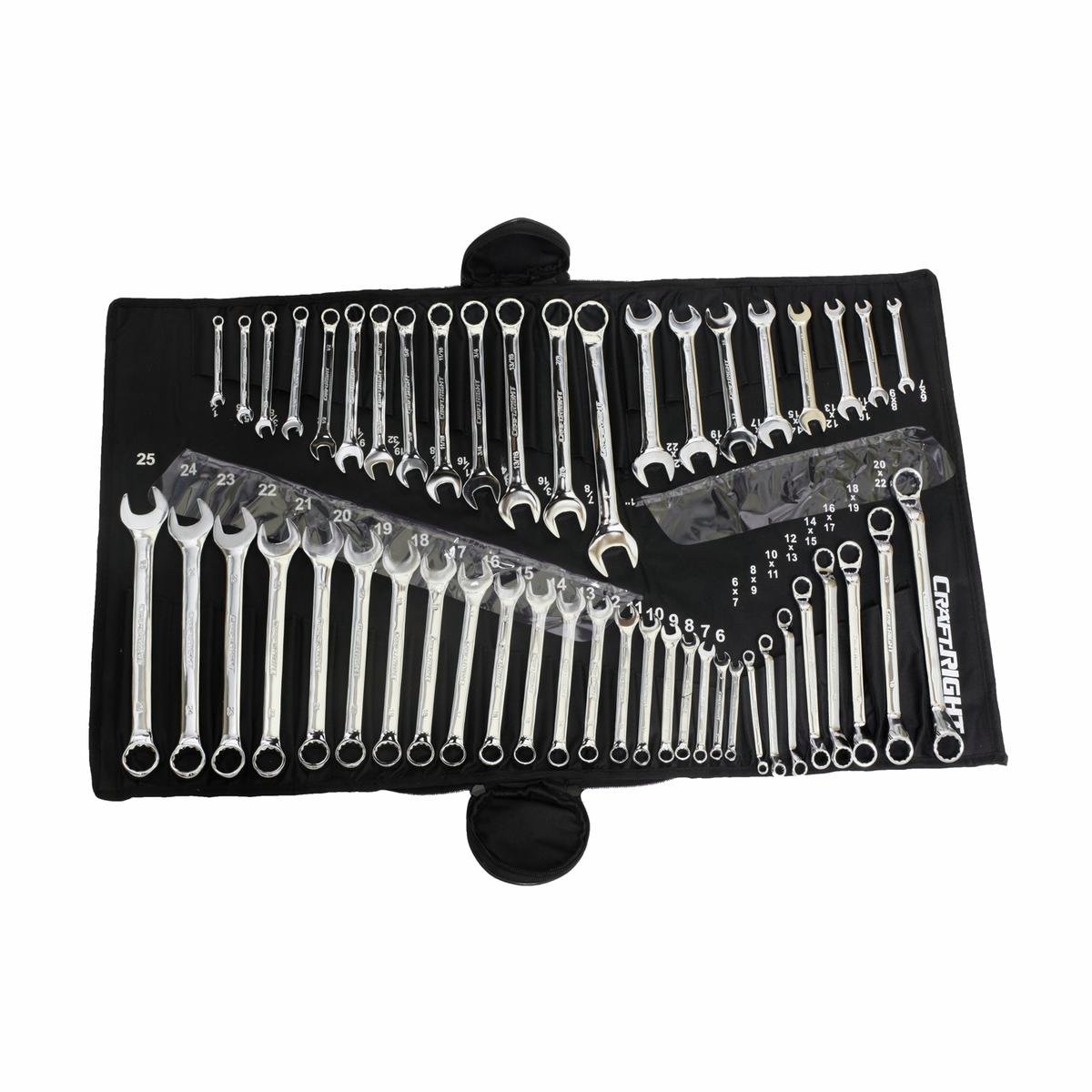 Craftright 49 Piece Spanner Set - Steel - Heavy Duty - Organized Tools ...