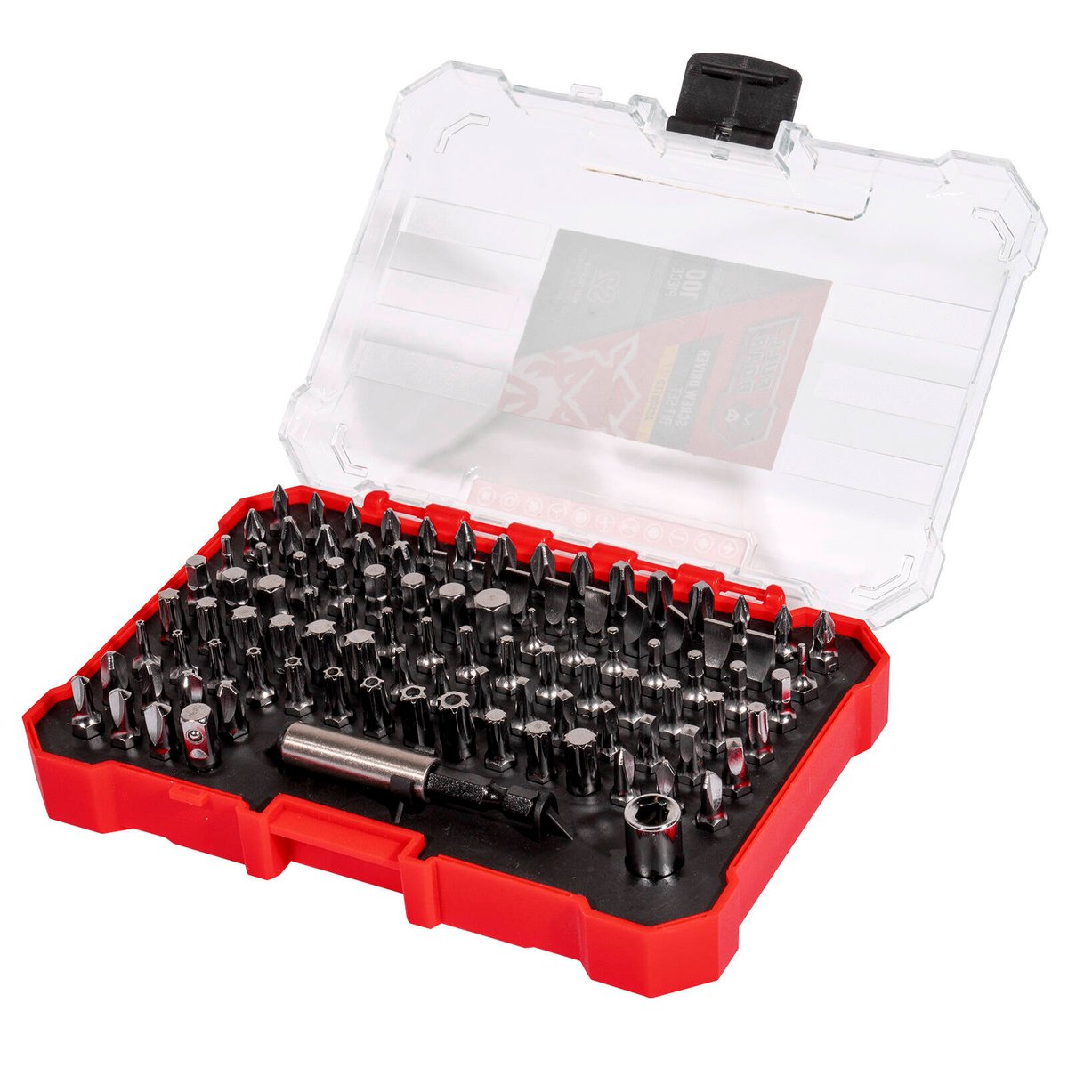 Full Boar 100 Piece Assorted Screwdriver Bit Set - S2 Steel - Modular ...