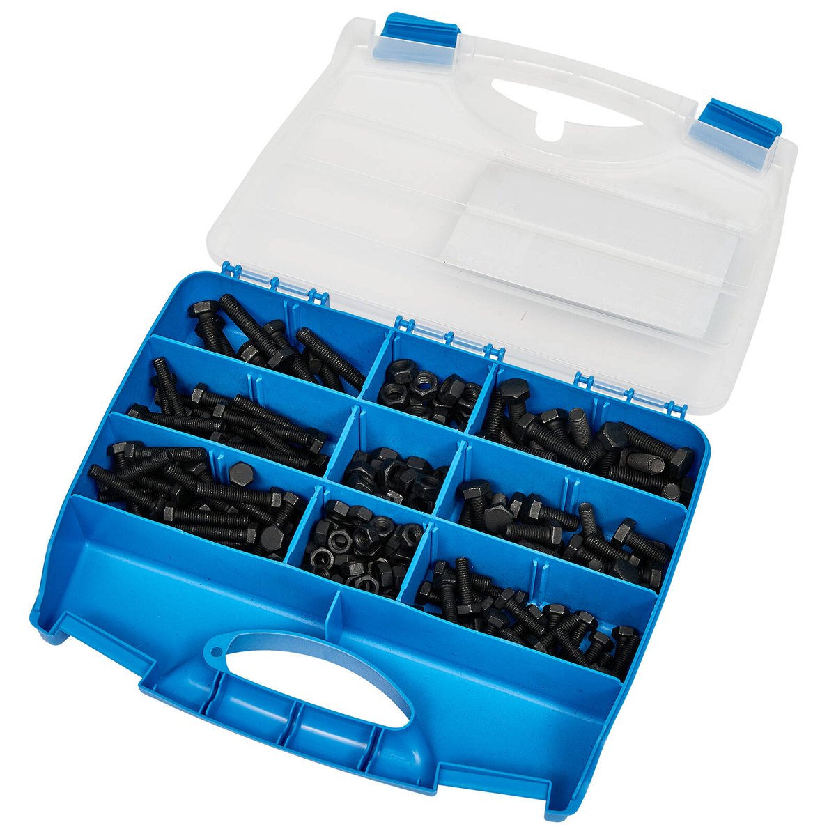 Titan 250 Piece M8 M10 Bolt and Nut Kit - 316mm x 256mm x 60mm - Black – Auzzi Store
