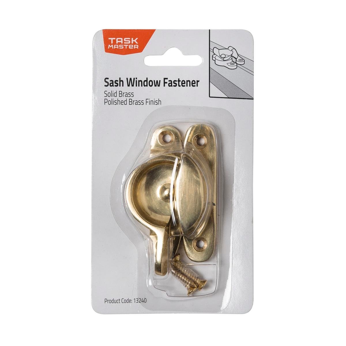 Taskmaster Polished Brass Sash Fastener 80mm - Timber Windows – Auzzi Store