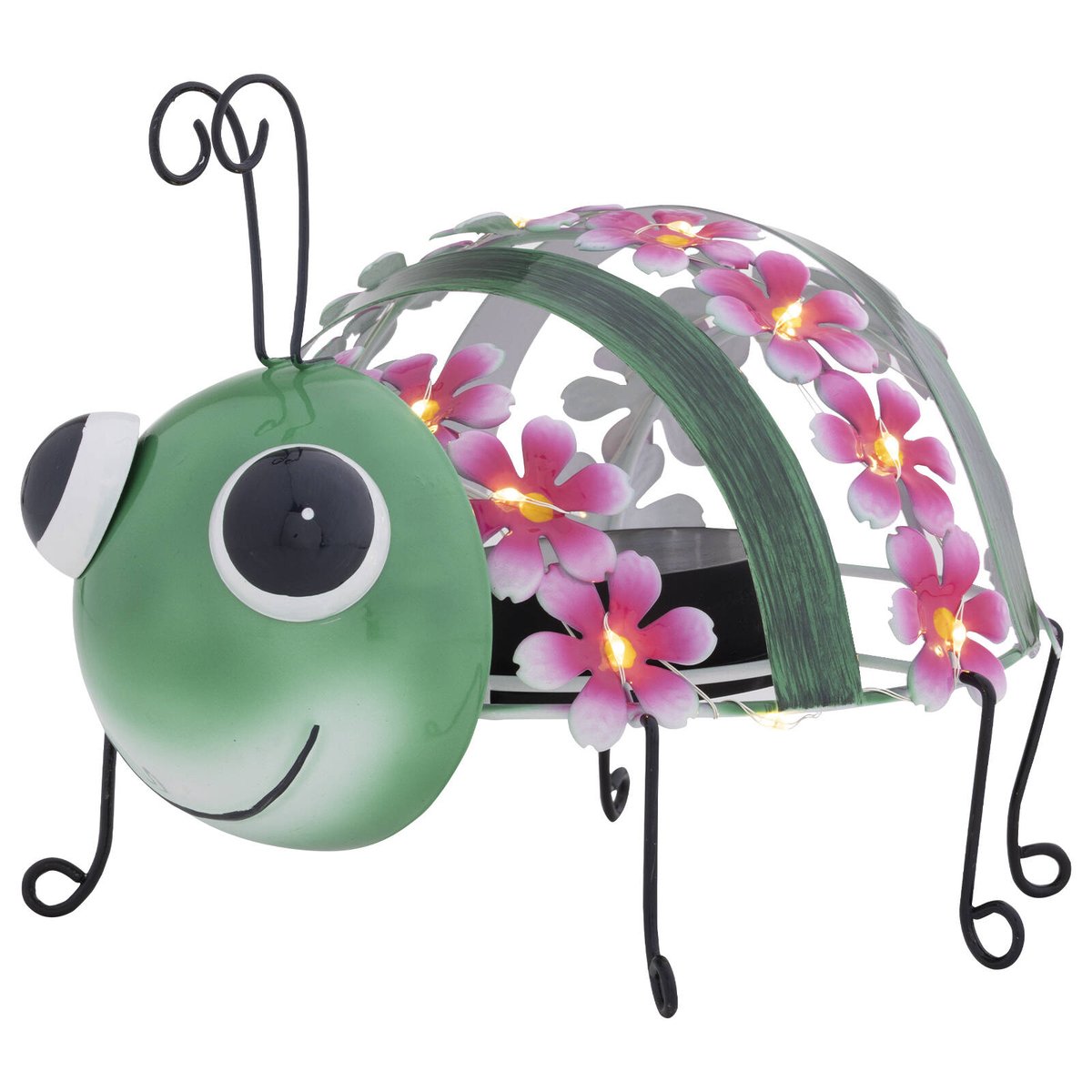 Click Solar Metal Animal Light Grasshopper - Solar Powered - 190mm x 2 ...