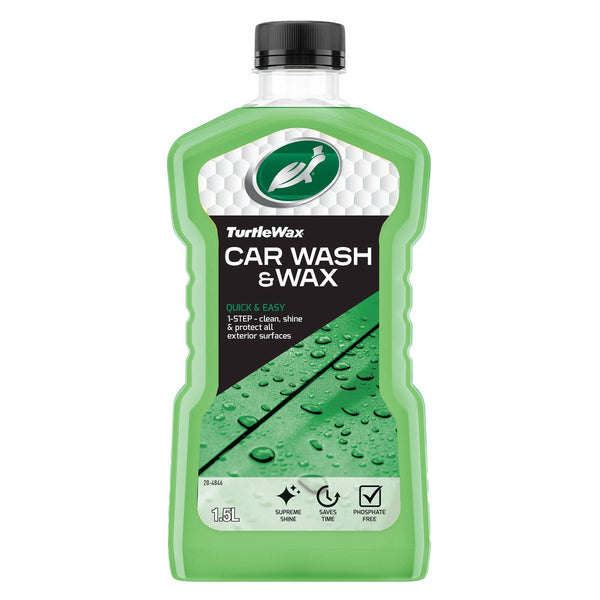Turtle Wax 1.5L Concentrated Car Wash Wax – Clean & Protect – Auzzi Store