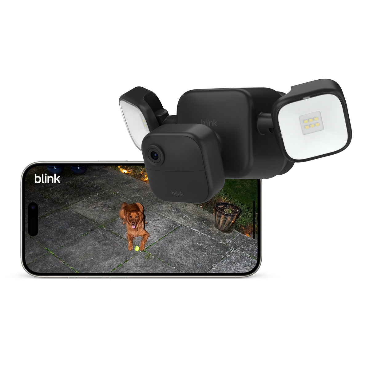 Blink Outdoor Floodlight Mount - 700 Lumens - Wireless - Black – Auzzi ...
