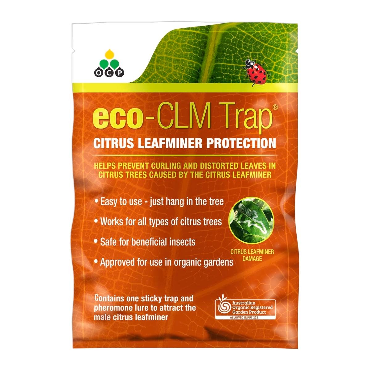 OCP Eco CLM Trap - Citrus Leafminer Control - 145mm - Non-Hazardous ...