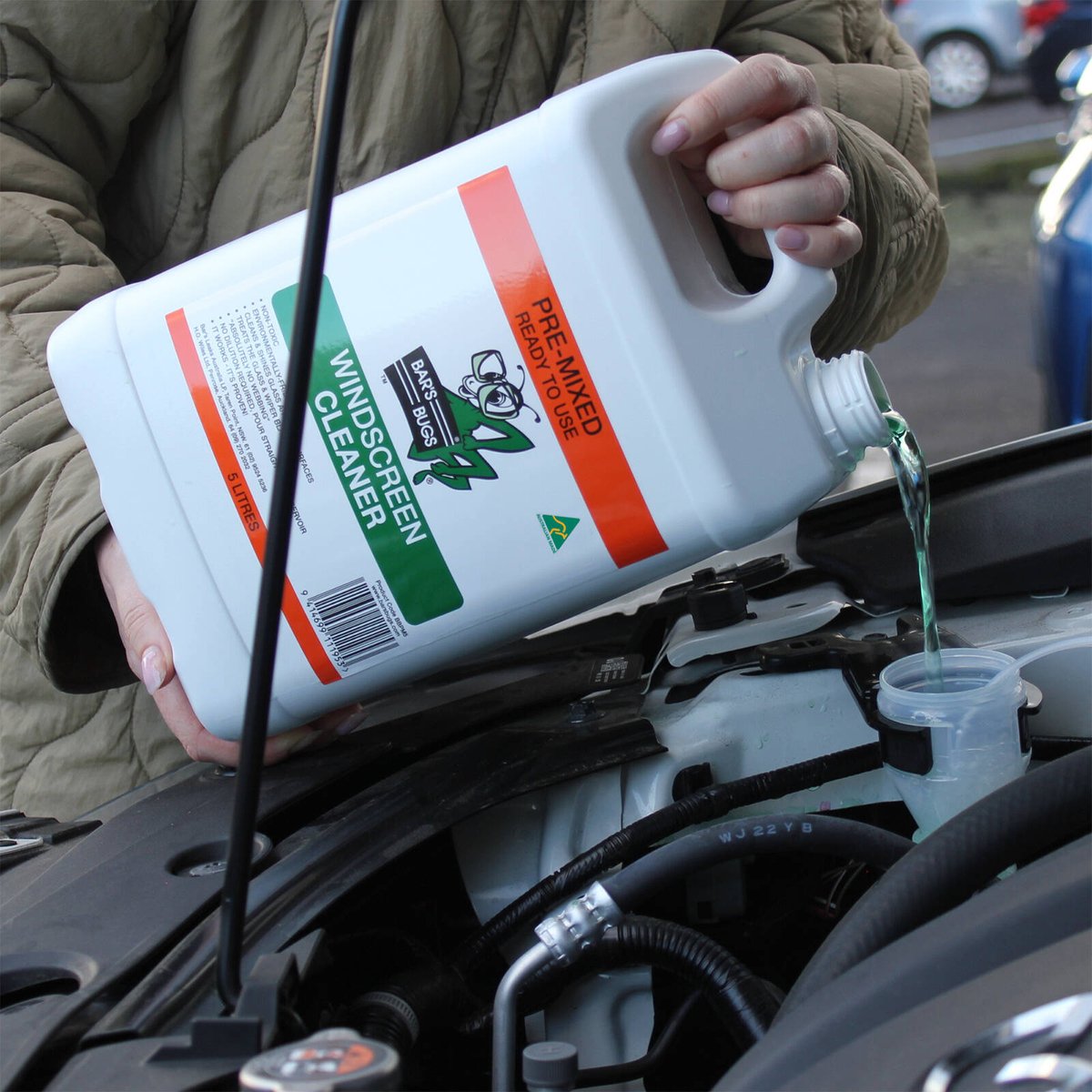 Bar S Bugs 5L Pre Mix Windscreen Cleaner - Green - Effective Grime Rem ...