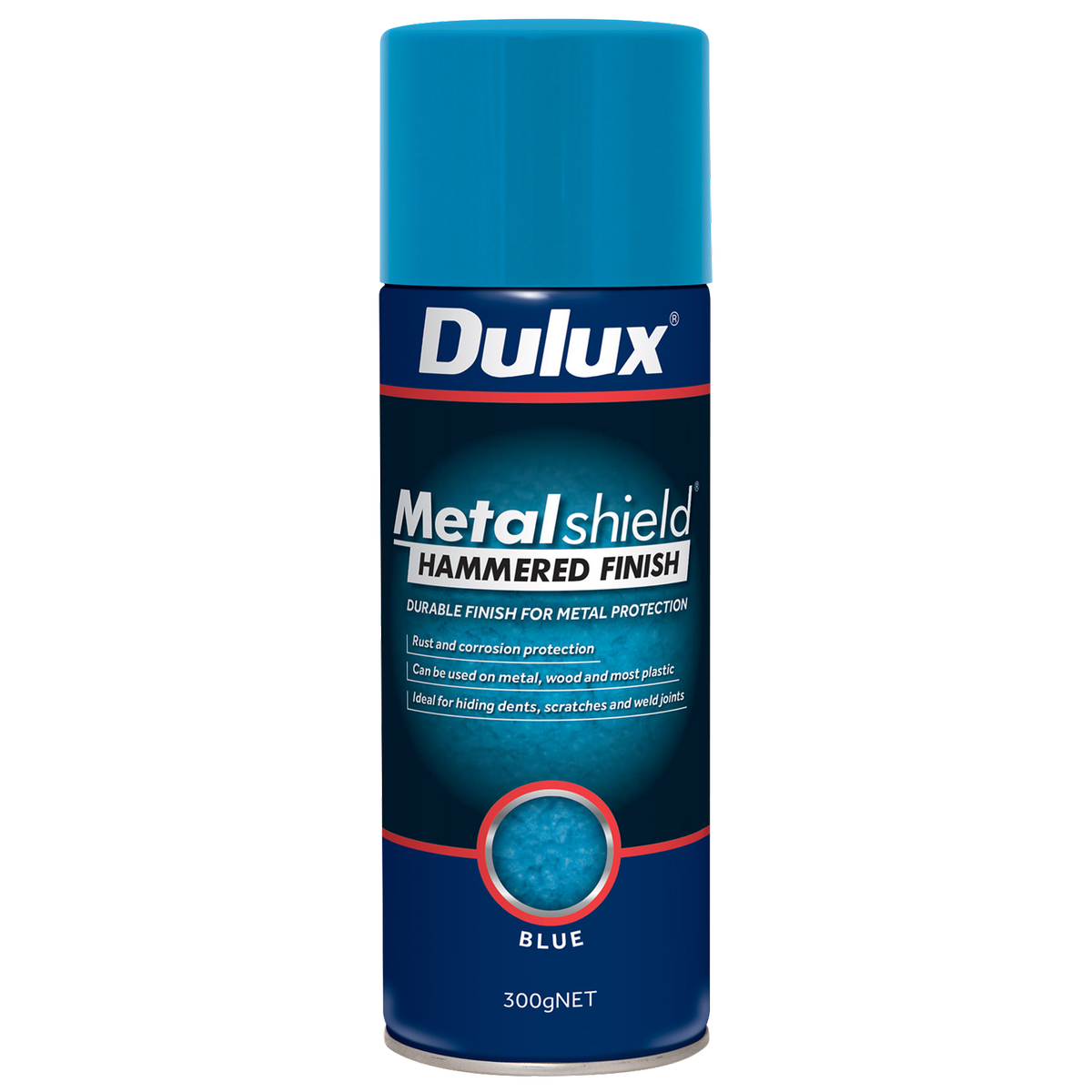 Dulux Metalshield Spray Paint Blue 300g Hammered Finish Durable – Auzzi ...