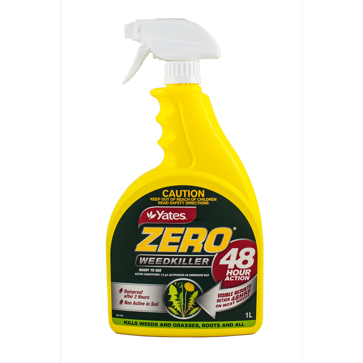 Yates 1L Weed Killer - Zero 48 Hour Action - Liquid - Safe for Pets ...
