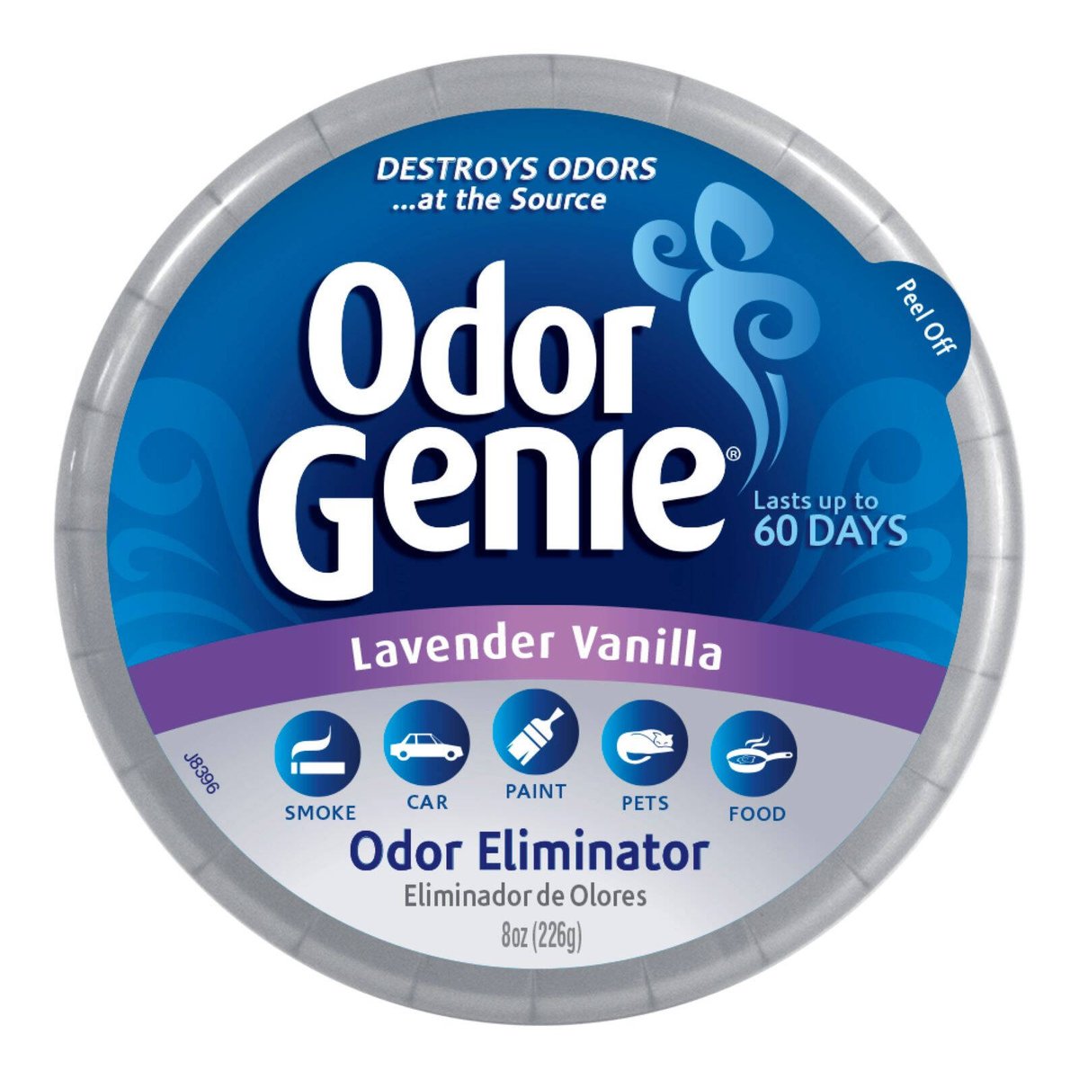 Damprid Odor Genie 226g Lavender Vanilla - 1.34L Solid Gel - Charcoal ...