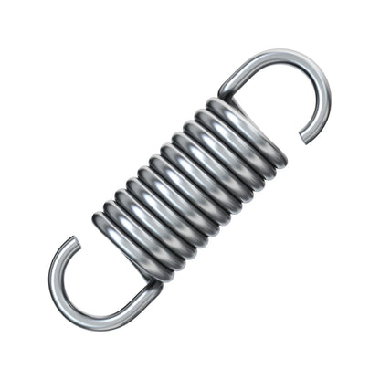 Century Spring Corp 25 x 215.9 x 3mm Extension Spring - Steel, Durable ...